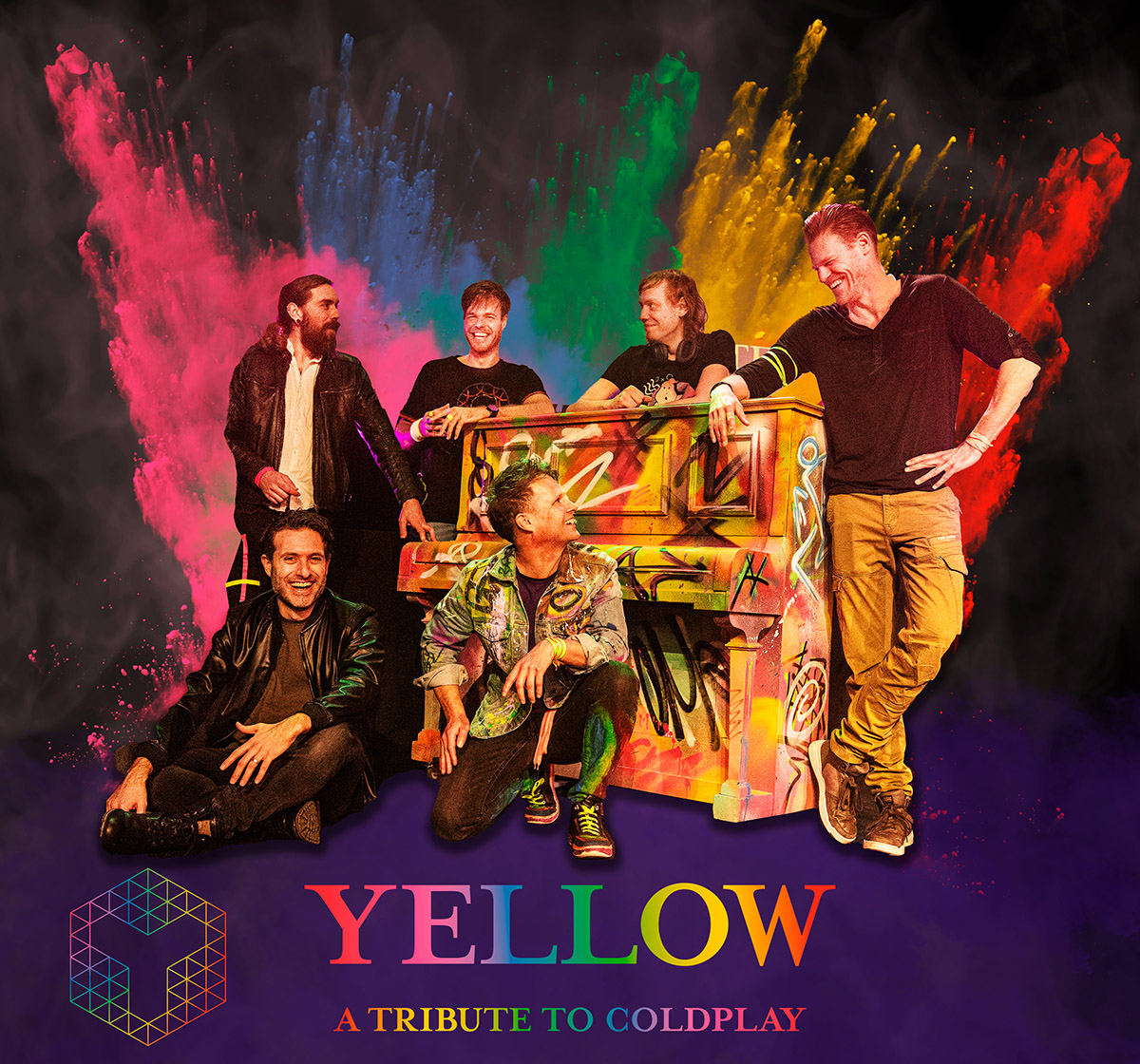 Coldplay Yellow Coldplay Yellow W My Yellow Front Printed Hoodie